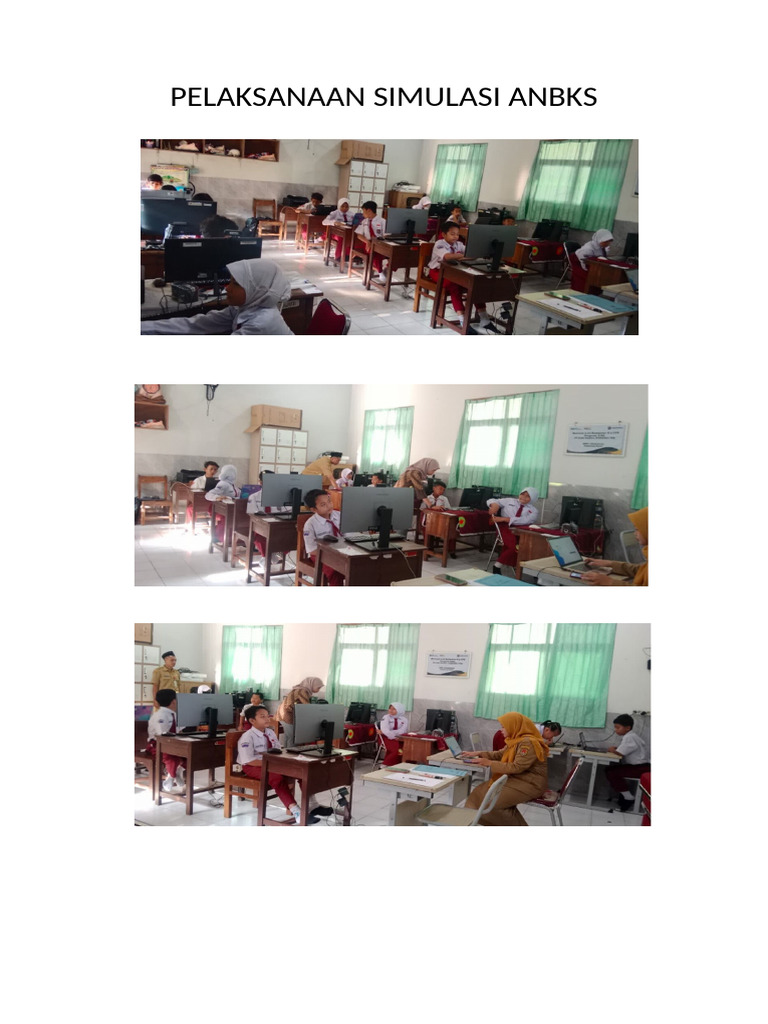 Dokumentasi Simulasi Dan Gladi Anbk 2025 | PDF