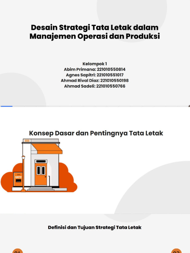 Kel - 1 - Desain Strategi Dan Tata Letak - MOP | PDF