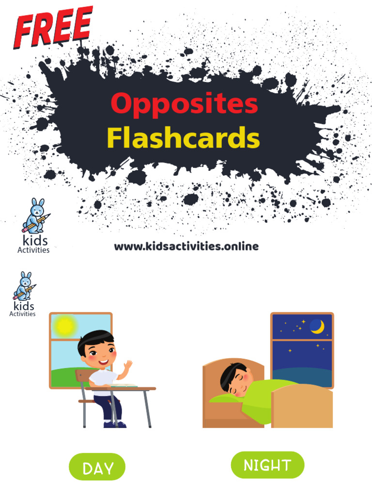 Opposites Flashcards 1 1 | PDF
