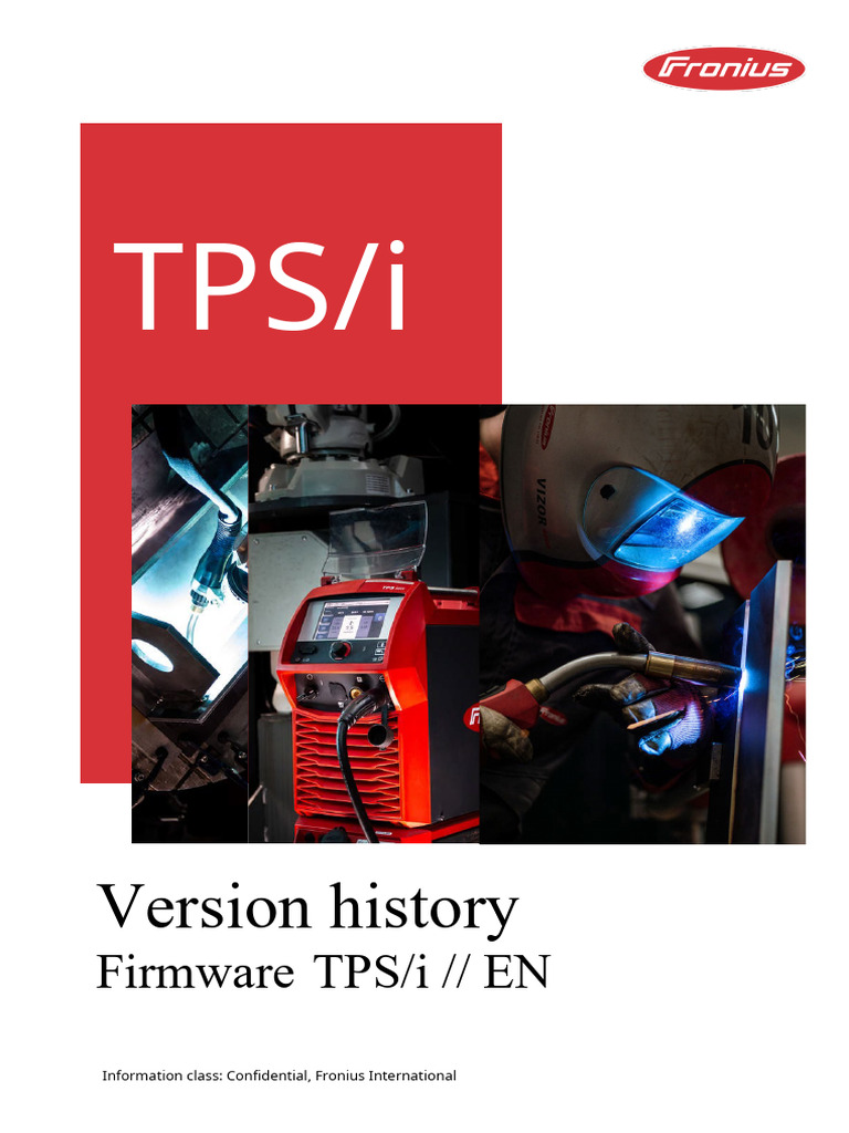 TPS/i Firmware Version History Guide | PDF | Computer Engineering ...