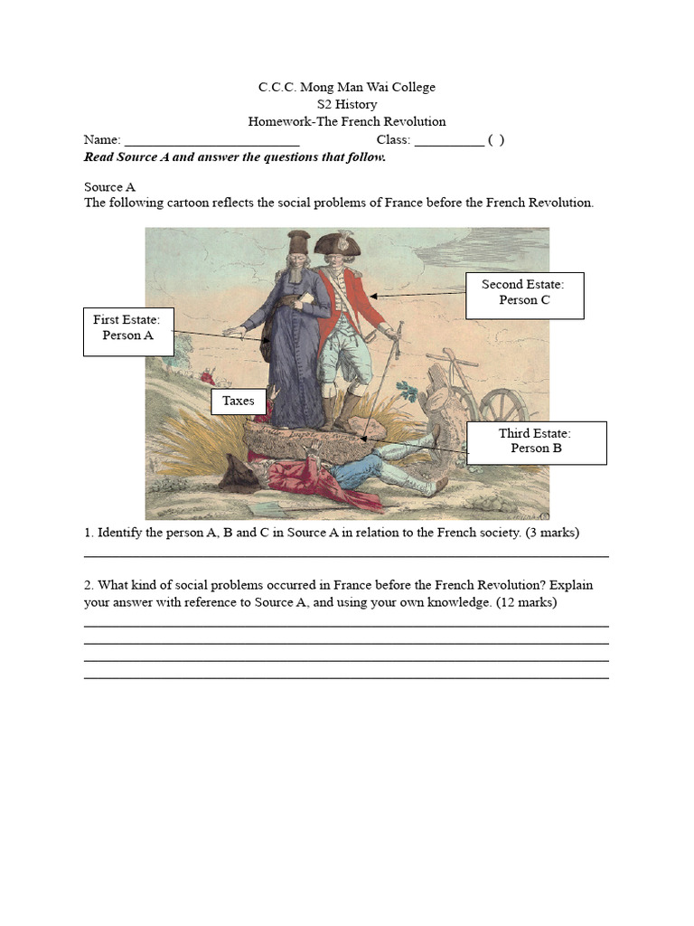 French Revolution Social Issues Analysis | PDF