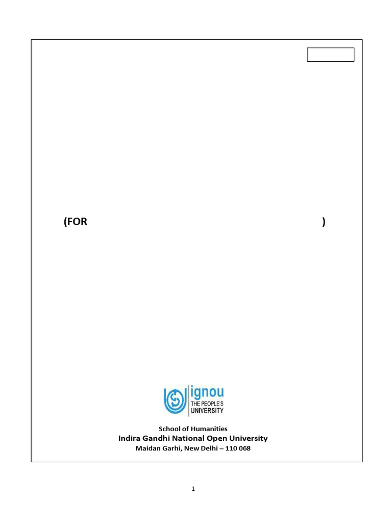 BEGC-103 Assignment Guidelines 2025-26 | PDF