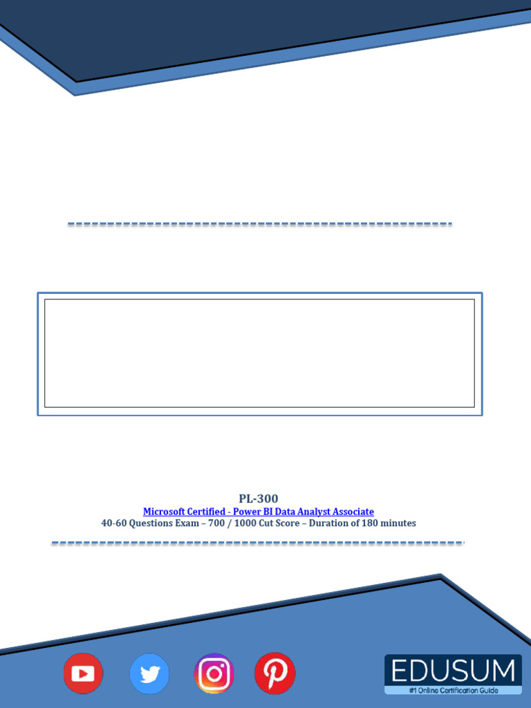 PL-300 Exam Pattern Overview | PDF | Data Analysis | Data