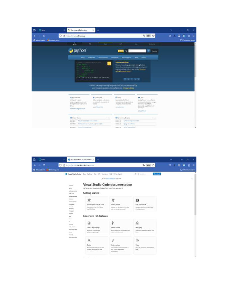 Primeros Pasos Con Python | PDF