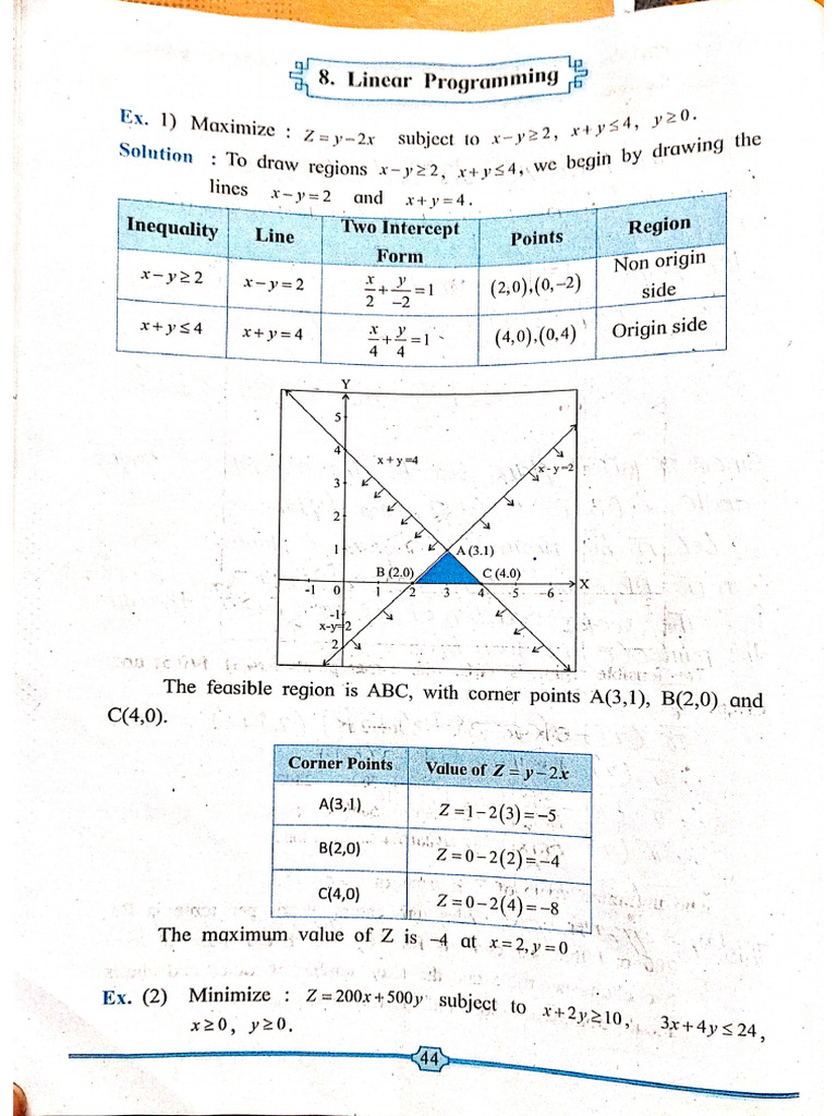 Practical 8 Linear Programming | PDF