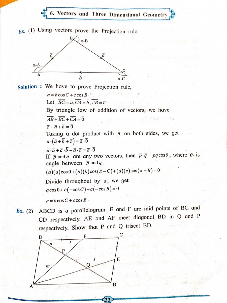 Practical 6 - Vectors and Three Dimensional Geometry | PDF