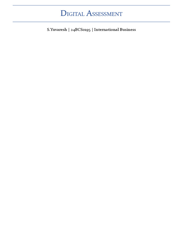 Digital Assessment | PDF