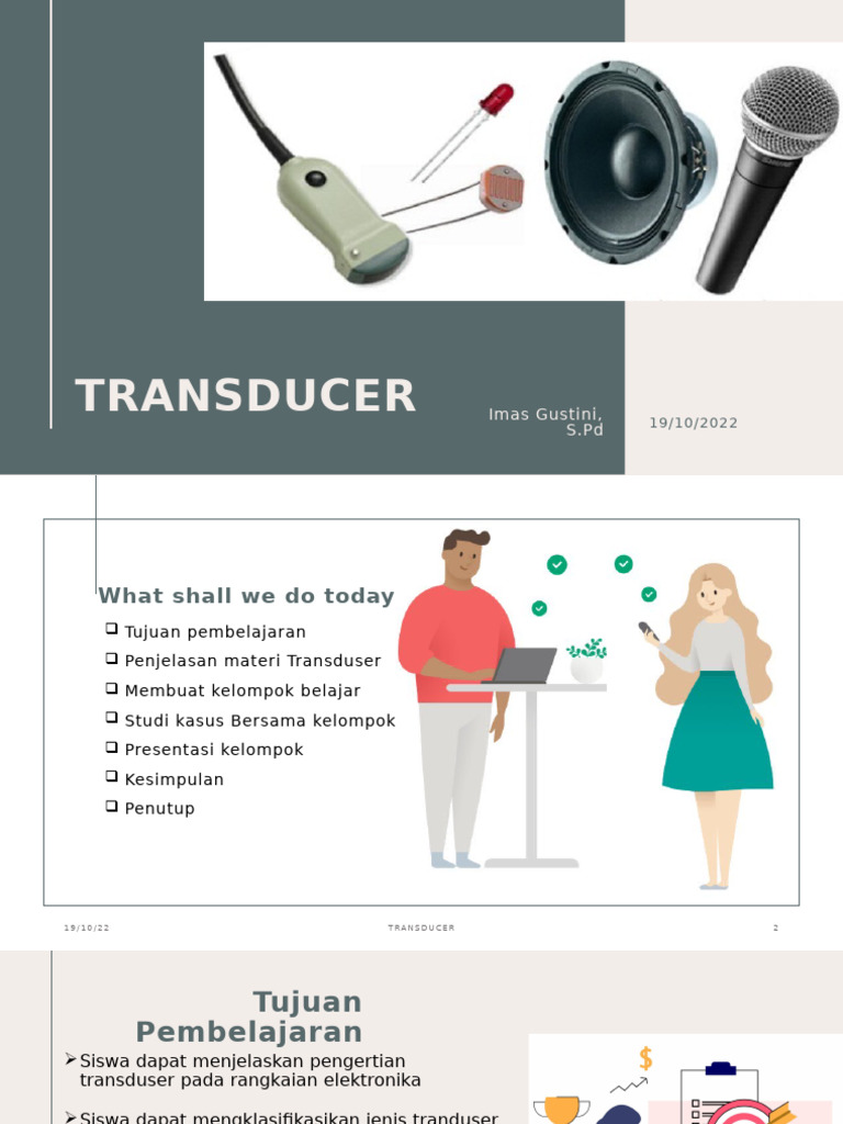 Pengertian dan Jenis Transduser | PDF