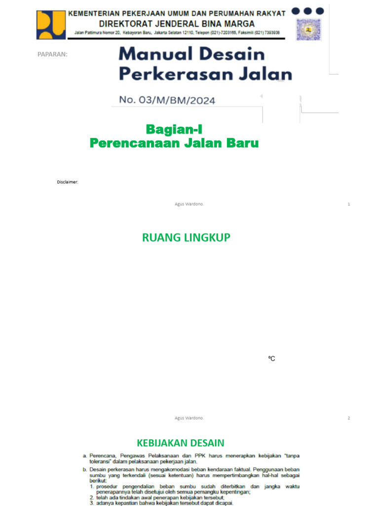Mdp-2024.Buku 1 (Jalan Baru) | PDF
