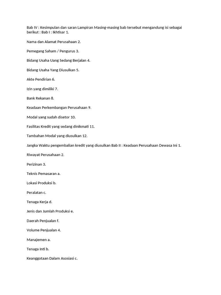 ISI Usulan Teknis | PDF