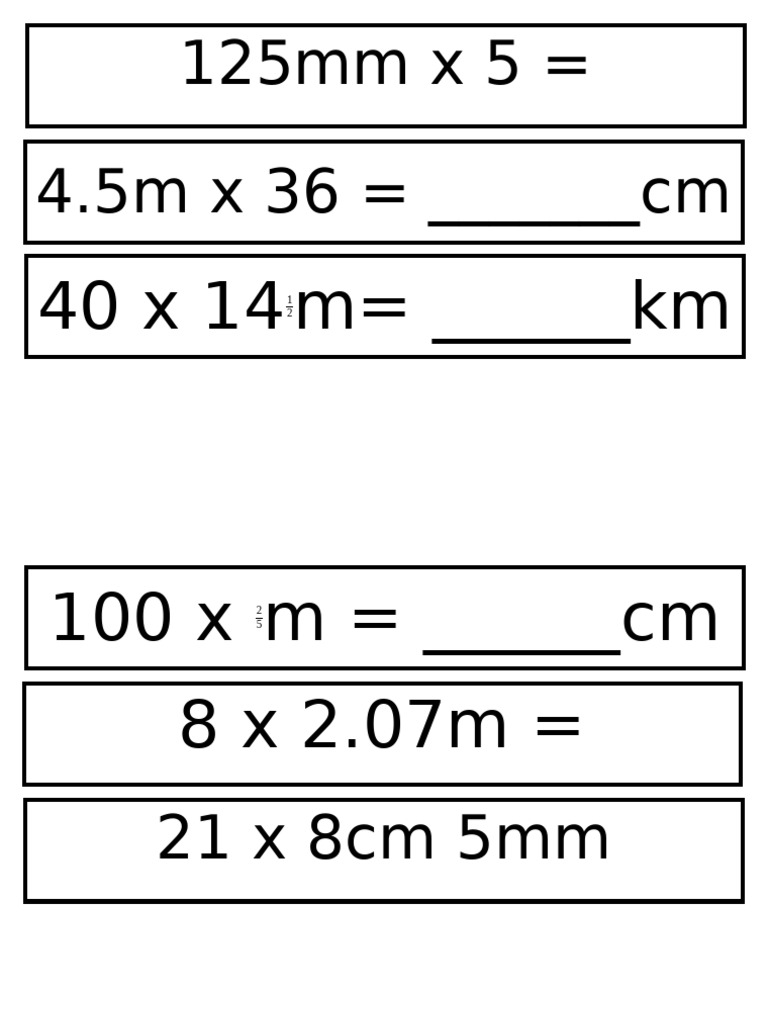 Length Group Worksheet | PDF