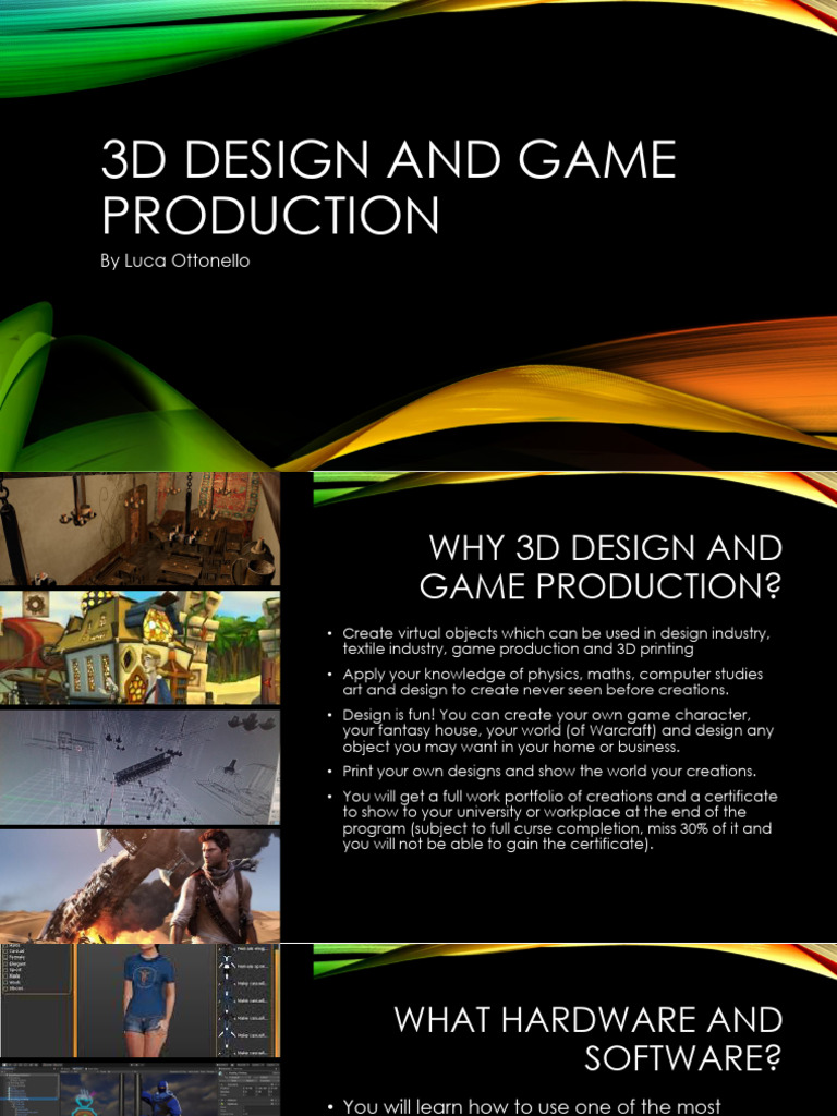3D Design and Game Production Course | PDF | 3 D Computer Graphics ...