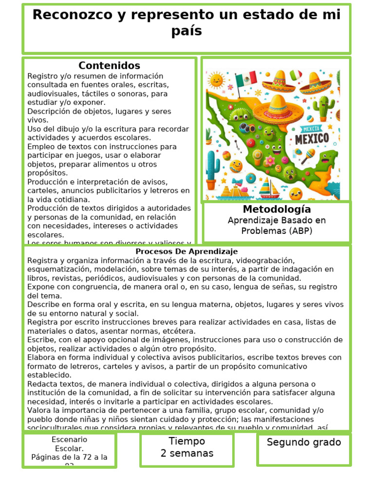 9 Reconozco y Represento Un Estado de Mi País | PDF | Bailes | México