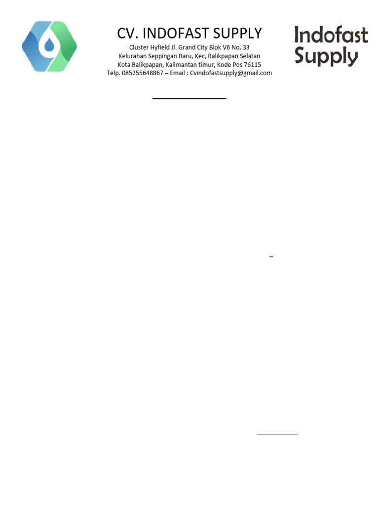 Rekening Indofast | PDF