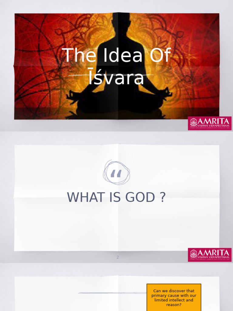 Understanding Īśvara in Sanatana Dharma | PDF | Hindu Philosophy | Brahman