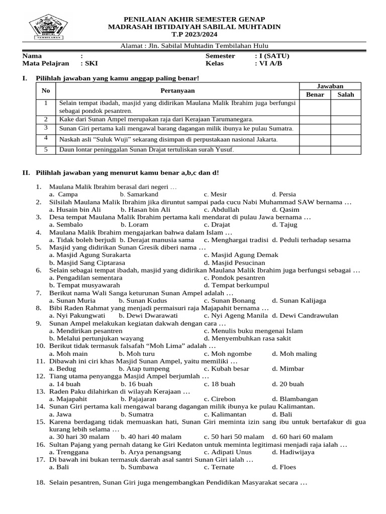 Silsilah dan Peran Wali Sanga | PDF