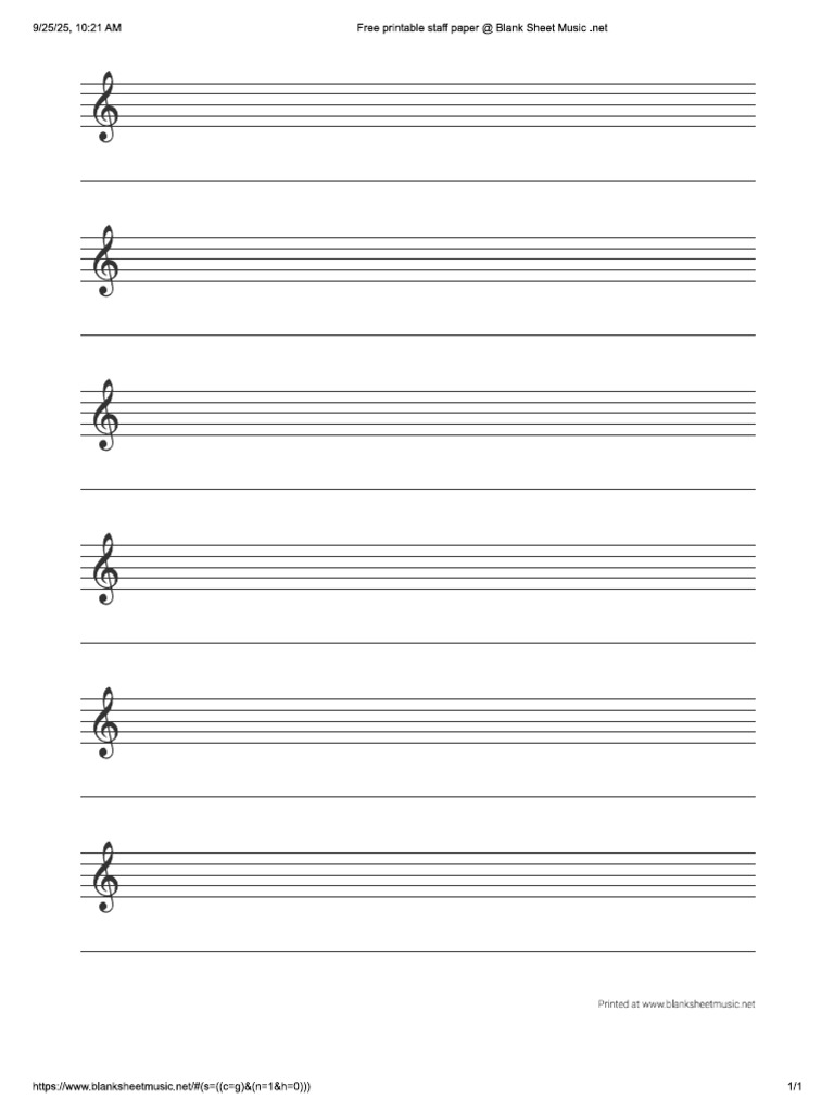 Treble Clef | PDF