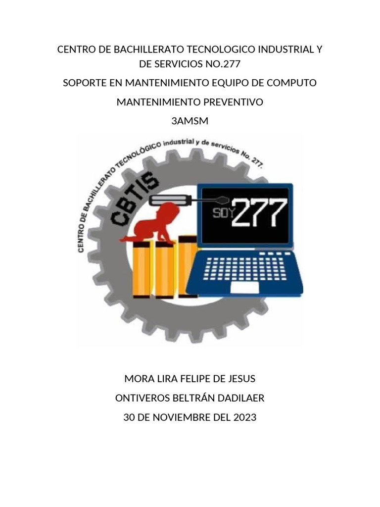 Centro de Bachillerato Tecnologico Industrial y de Servicios 1 3 | PDF