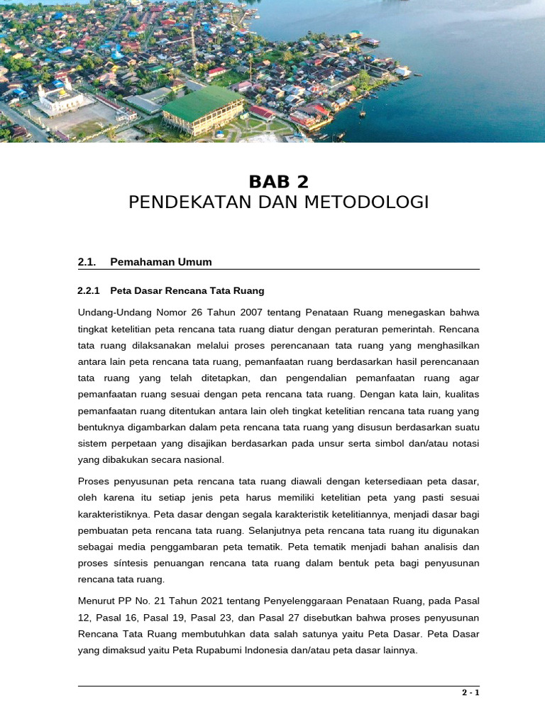 03 - Bab 2 Pendekatan Dan Metodologi 2025 | PDF