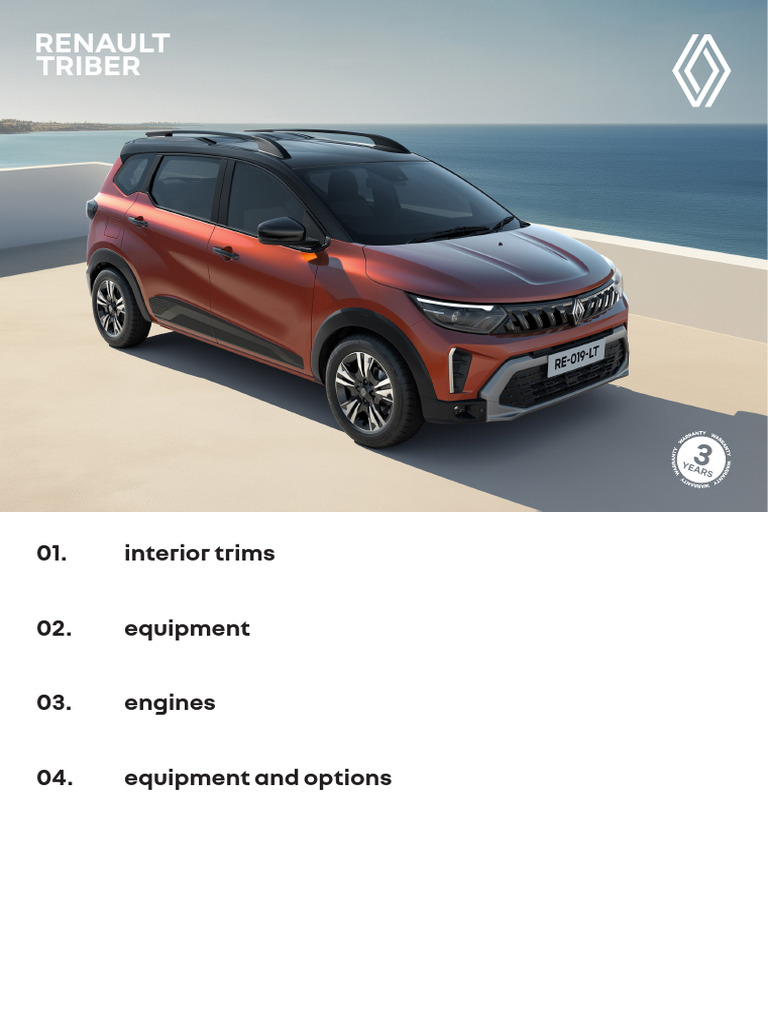 Renault Triber Features and Specifications | PDF | Seat Belt | Airbag