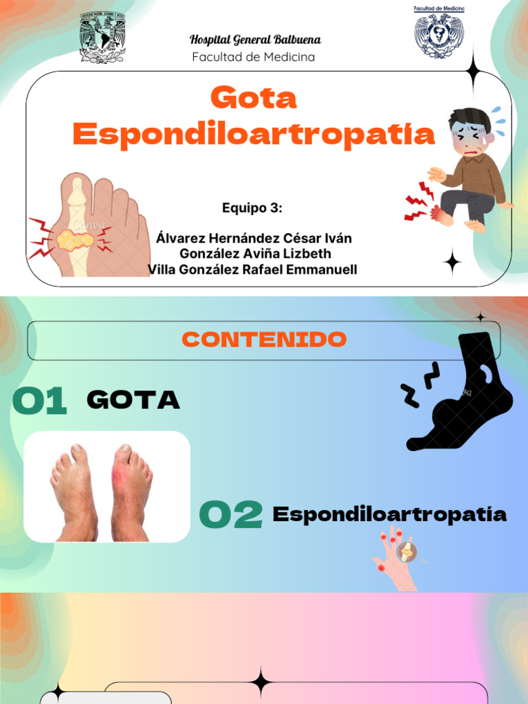 5 y 6. Artritis Juvenil - Gota | PDF | Gota | Enfermedades y trastornos