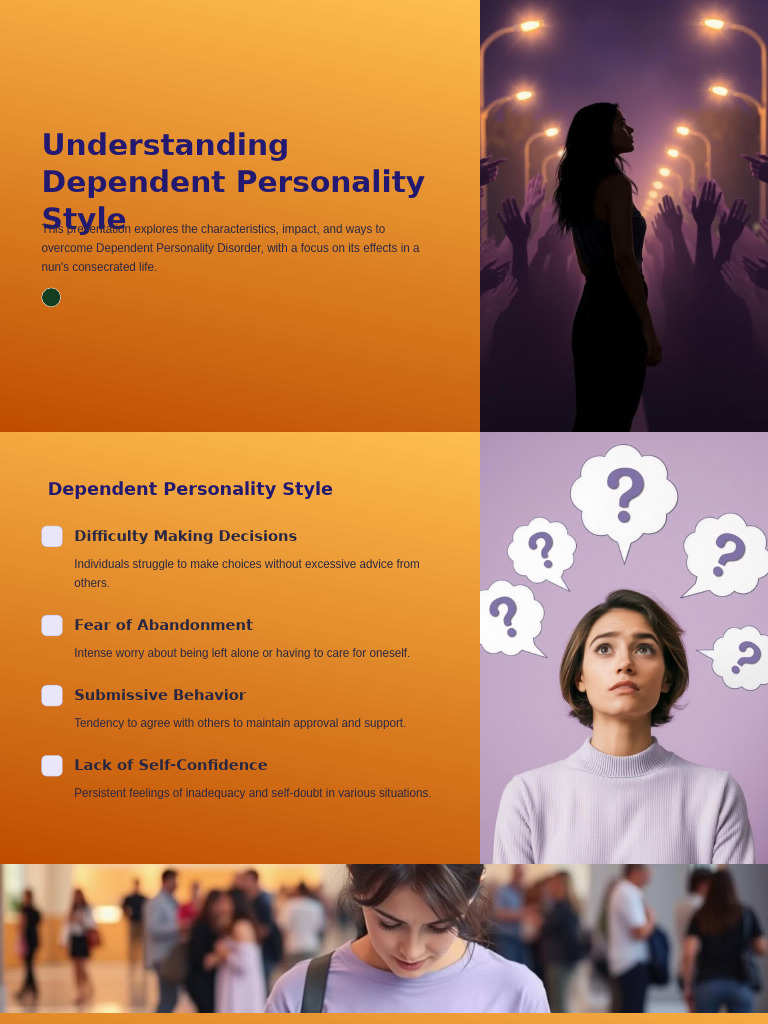 Understanding Dependent Personality Style | PDF | Personal Development ...
