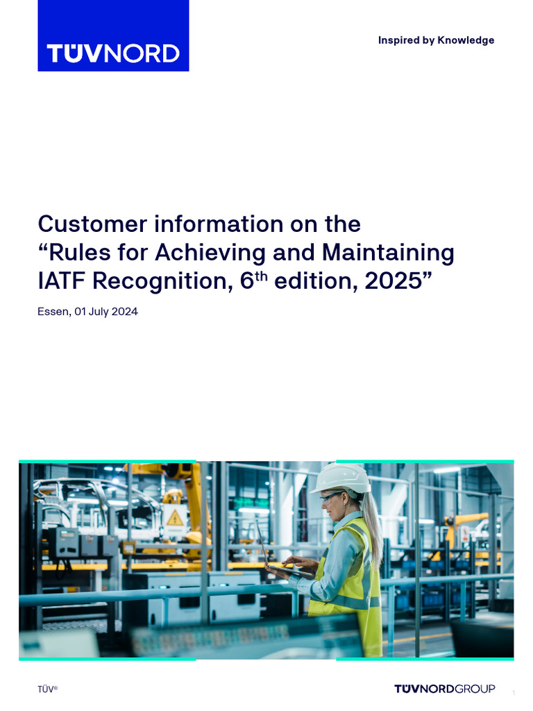 IATF 16949 Rules 6th Edition Overview | PDF | Audit