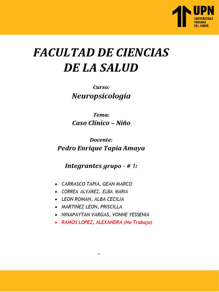 EF - Grupo 1 | PDF | Memoria | Desorden de personalidad