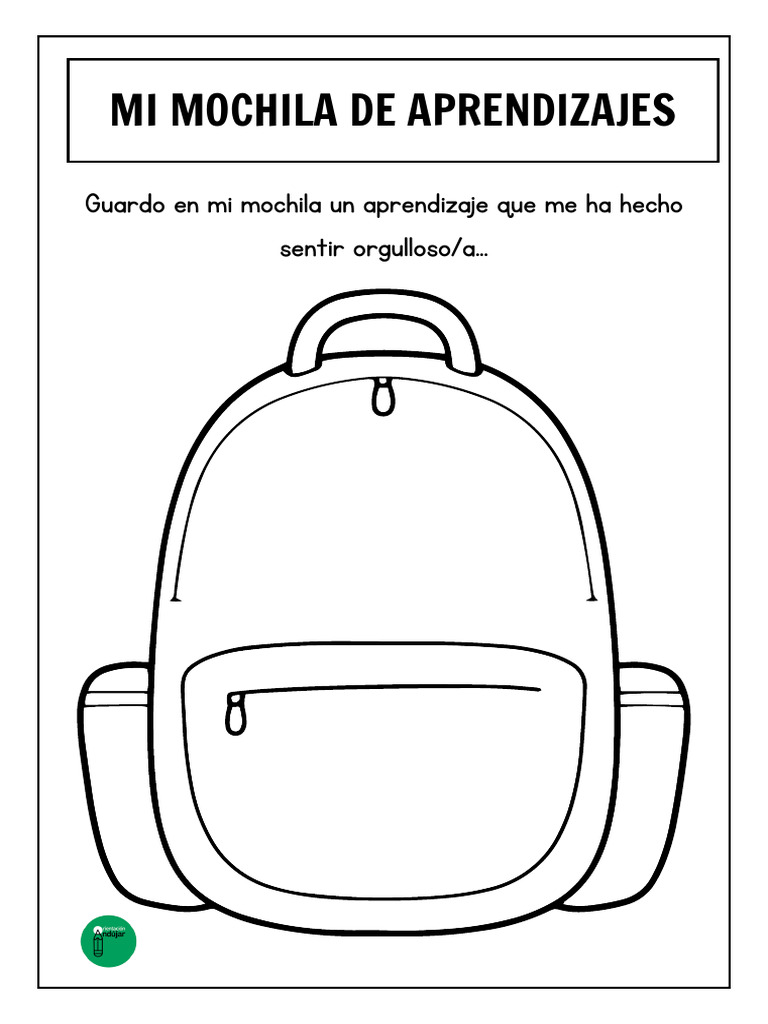 Reflexiones sobre mi mochila de aprendizajes | PDF