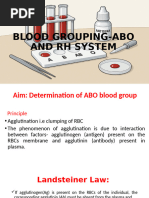 Slide Method for Blood Grouping | PDF | Blood Type | Serology