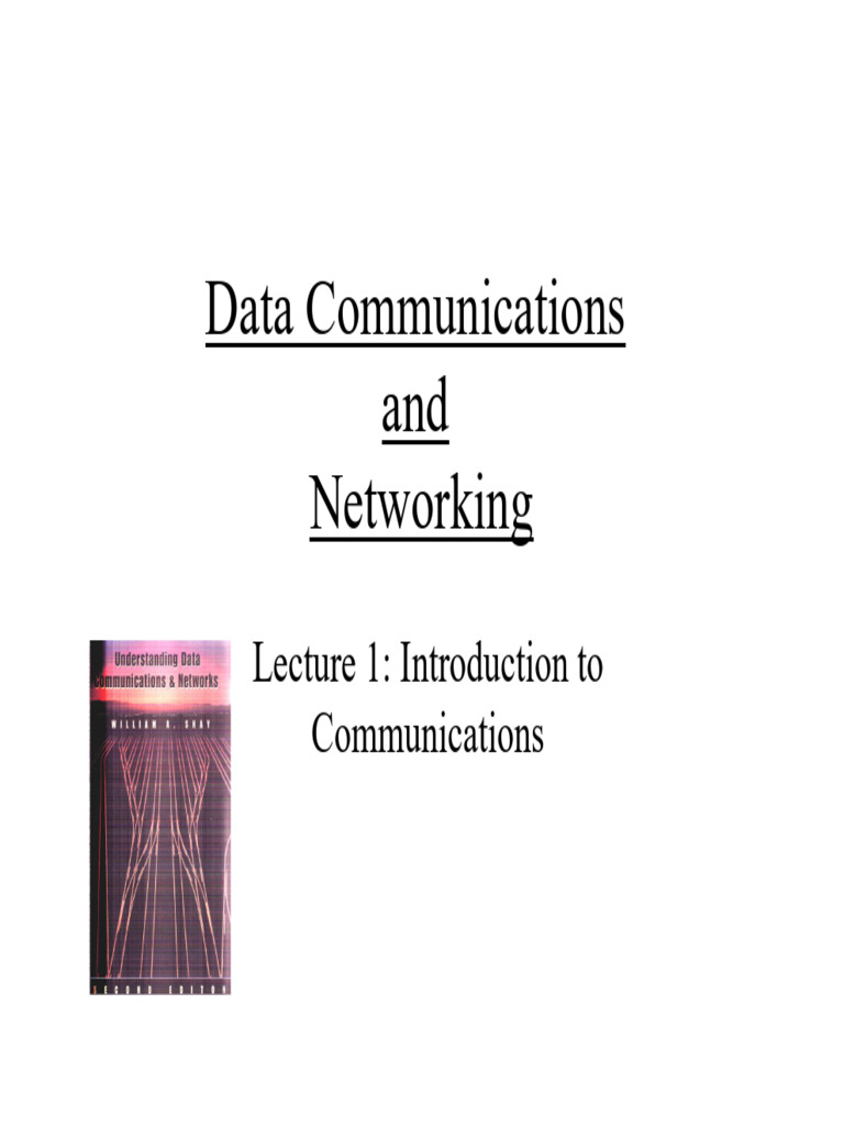 Introduction to Data Communications and Networking | PDF | Osi Model ...