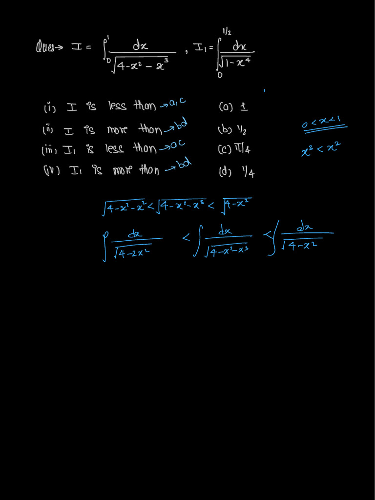 Lecture 10th Apr Inequalities in Definite Integration | PDF