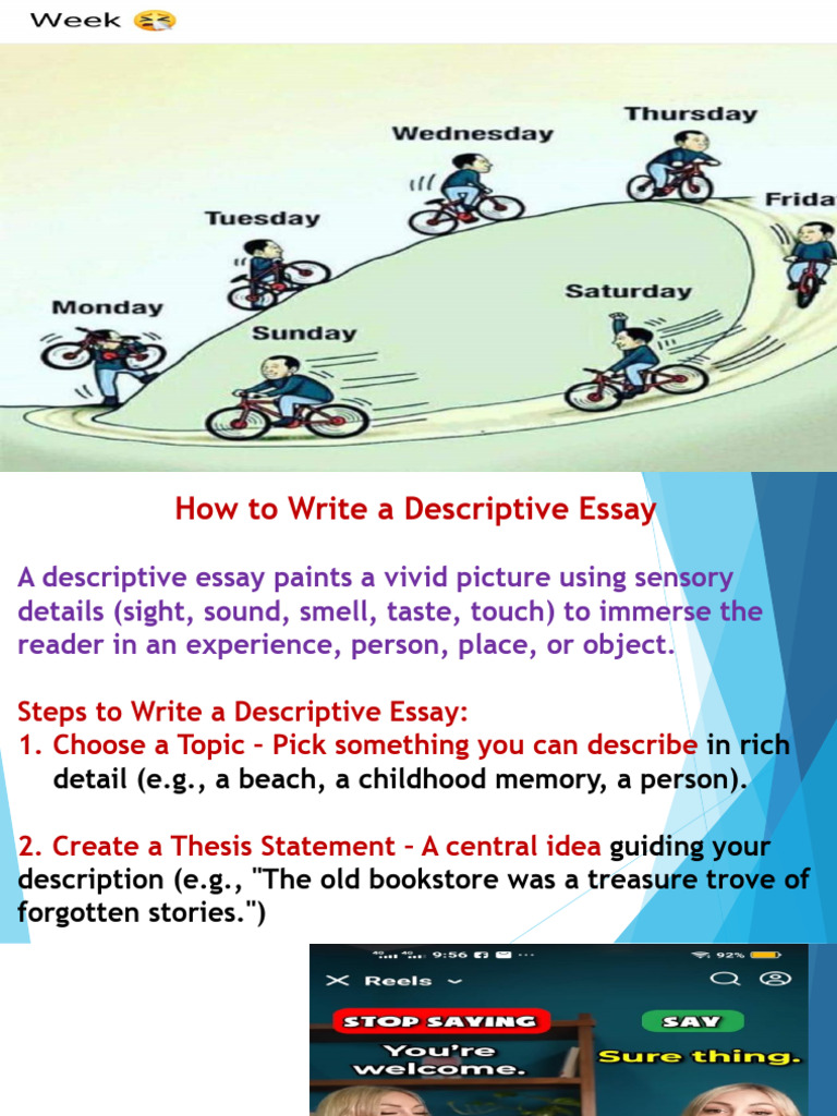 Crafting Vivid Descriptive Essays | PDF | Essays | Critical Thinking