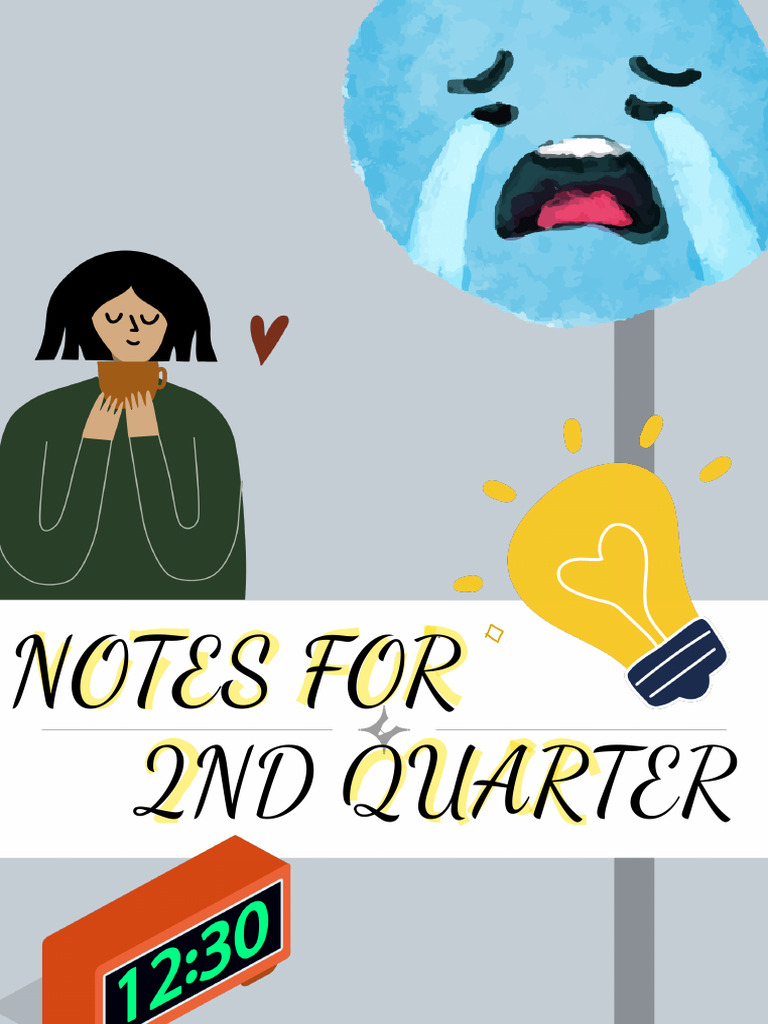 Notes For Second Quarter All Subjects2 | PDF