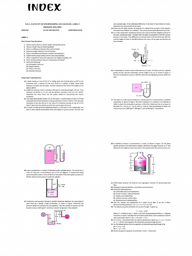 Collage-QB Solution FM Unit 1-3 | PDF