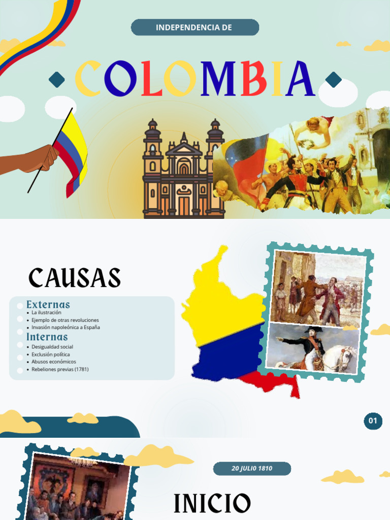 Causas y Consecuencias de la Independencia de Colombia | PDF ...