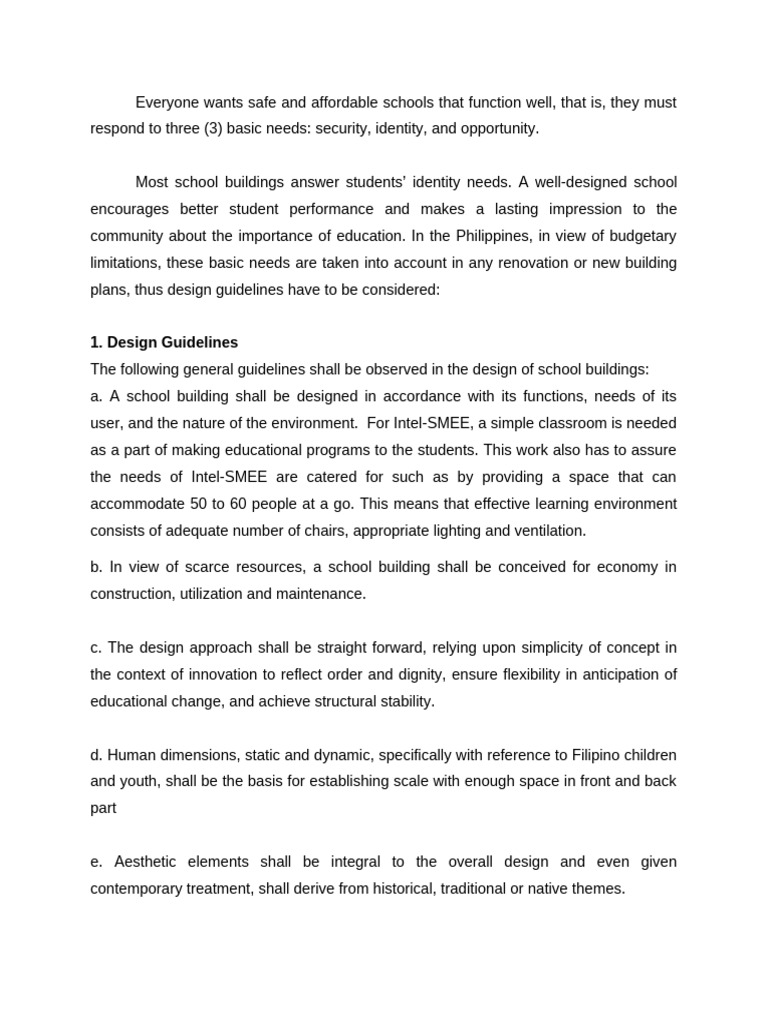 Everyone Wants Safe and Affordable Schools That Function Well | PDF ...