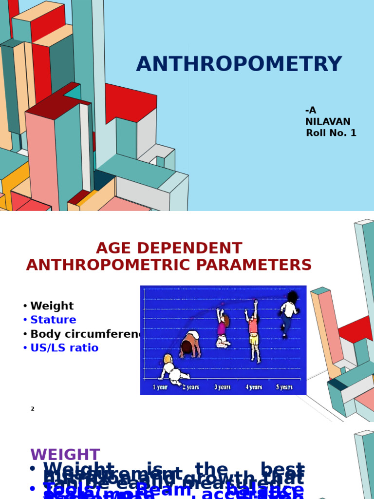 Pediatrics Anthropometry | PDF | Anthropometry | Weighing Scale