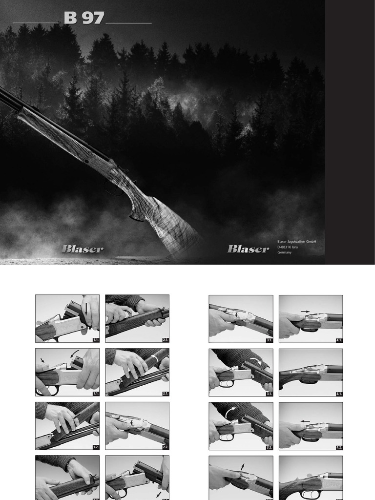 Blaser 97 Rifle Instruction Manual | PDF