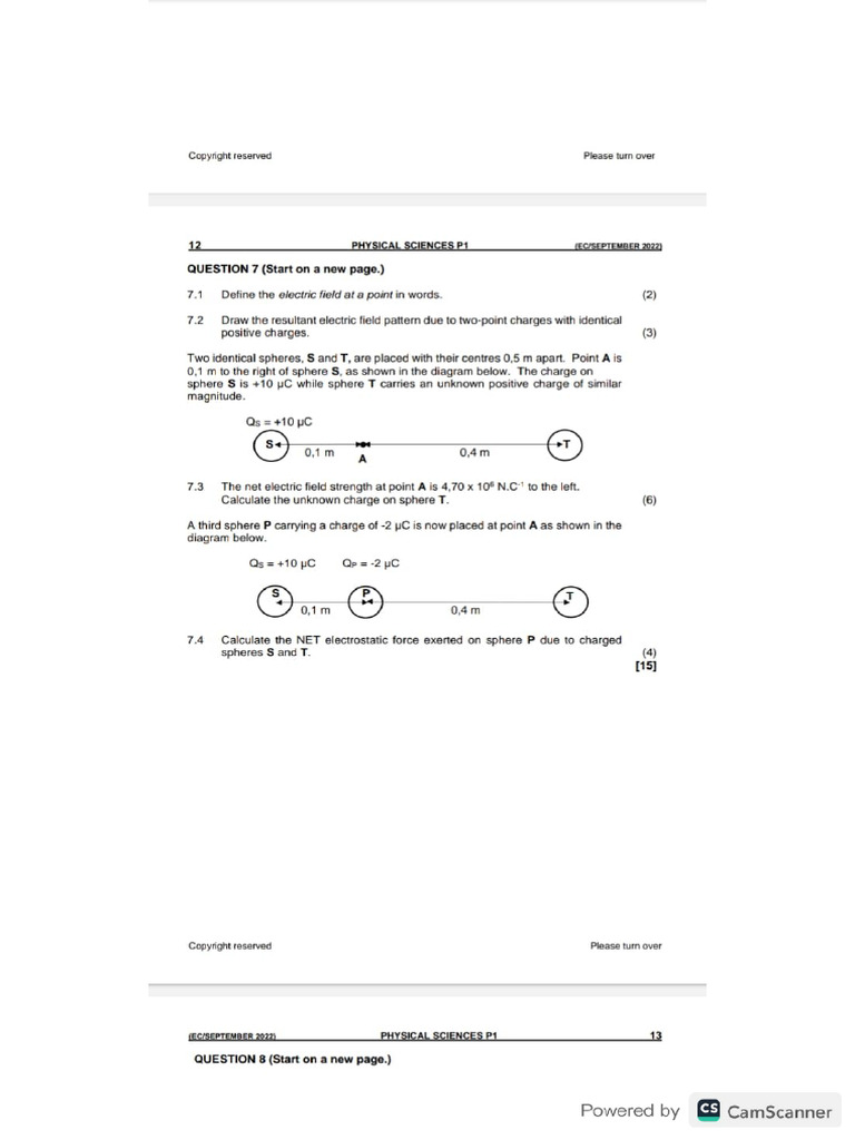 Electrostatics (GR 12) (Revision of 11) | PDF