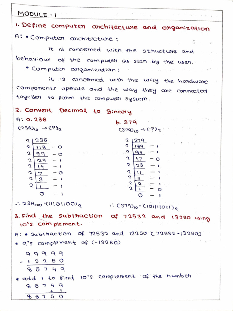 COA M1 QB Solution | PDF