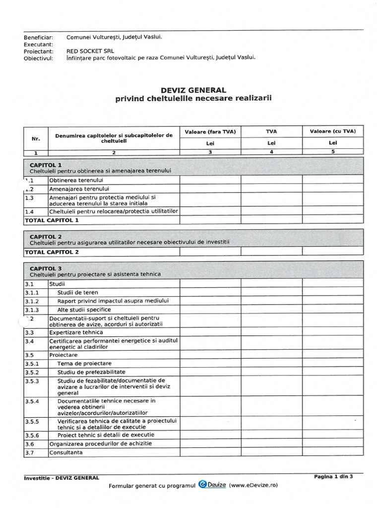 Deviz Vultureni | PDF