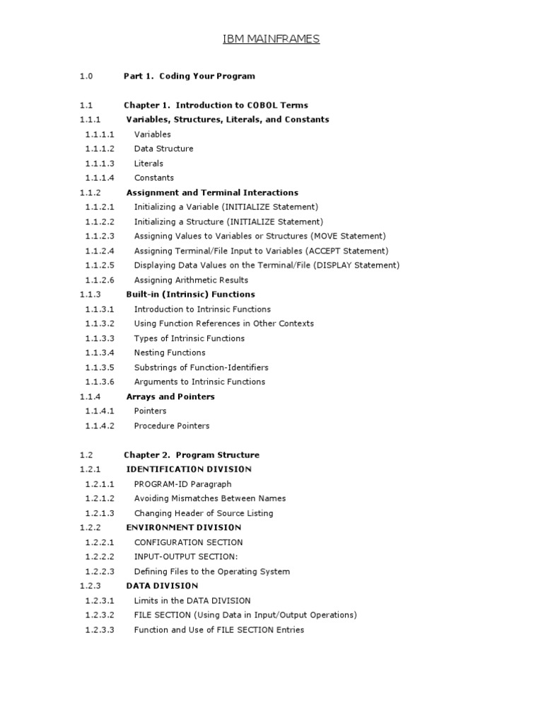 Cobol | PDF | Subroutine | Library (Computing)