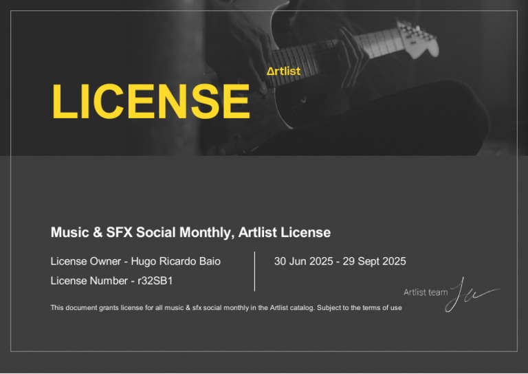 License - r32SB1 - 2025-2025 | PDF