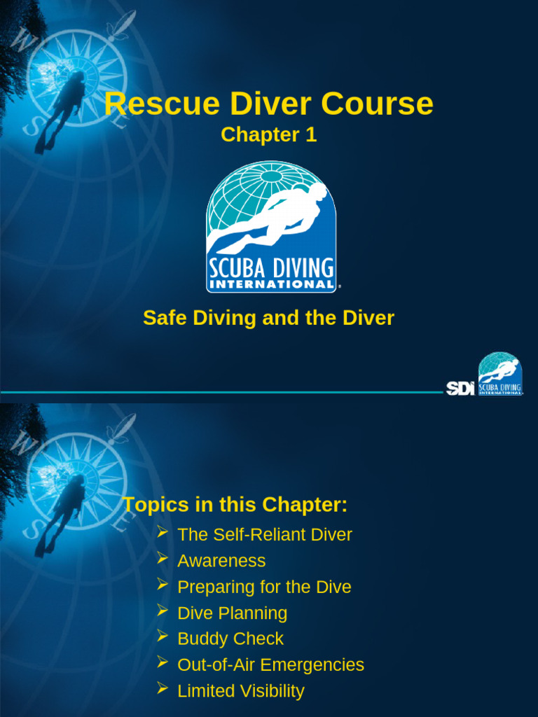 Chapter 1 | PDF | Scuba Diving | Underwater Diving