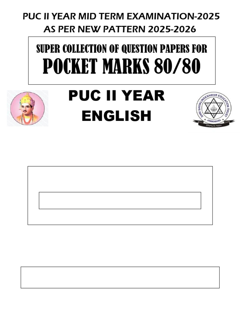 2025 Eng PU2 Mid Term ALL District QPs | PDF | You Tube