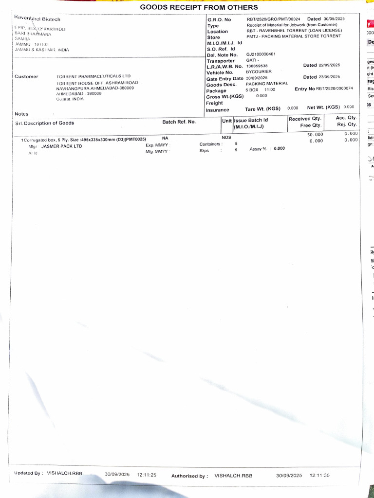 TPL Shipper | PDF | Business Documents | Accounting
