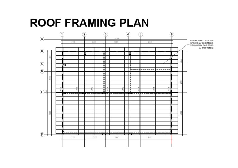 Roof Framing Plan | PDF