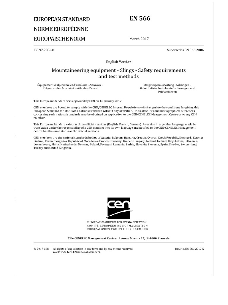 BS en 566 2017 | PDF