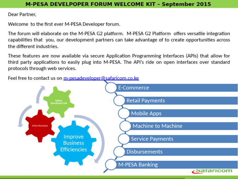 Introduction To Developers Forum - Sept 2015 | PDF